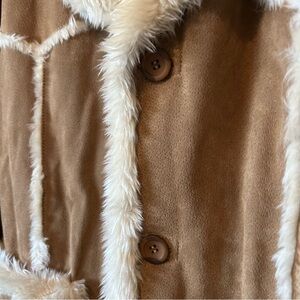 LAWLESS | Jackets & Coats | Vintage Leather Cowboy Coat With Faux Fur ...